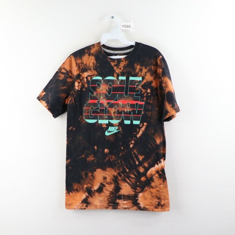 Nike Sole Glow Swoosh Acid Wash Shirt Trippy - Gem